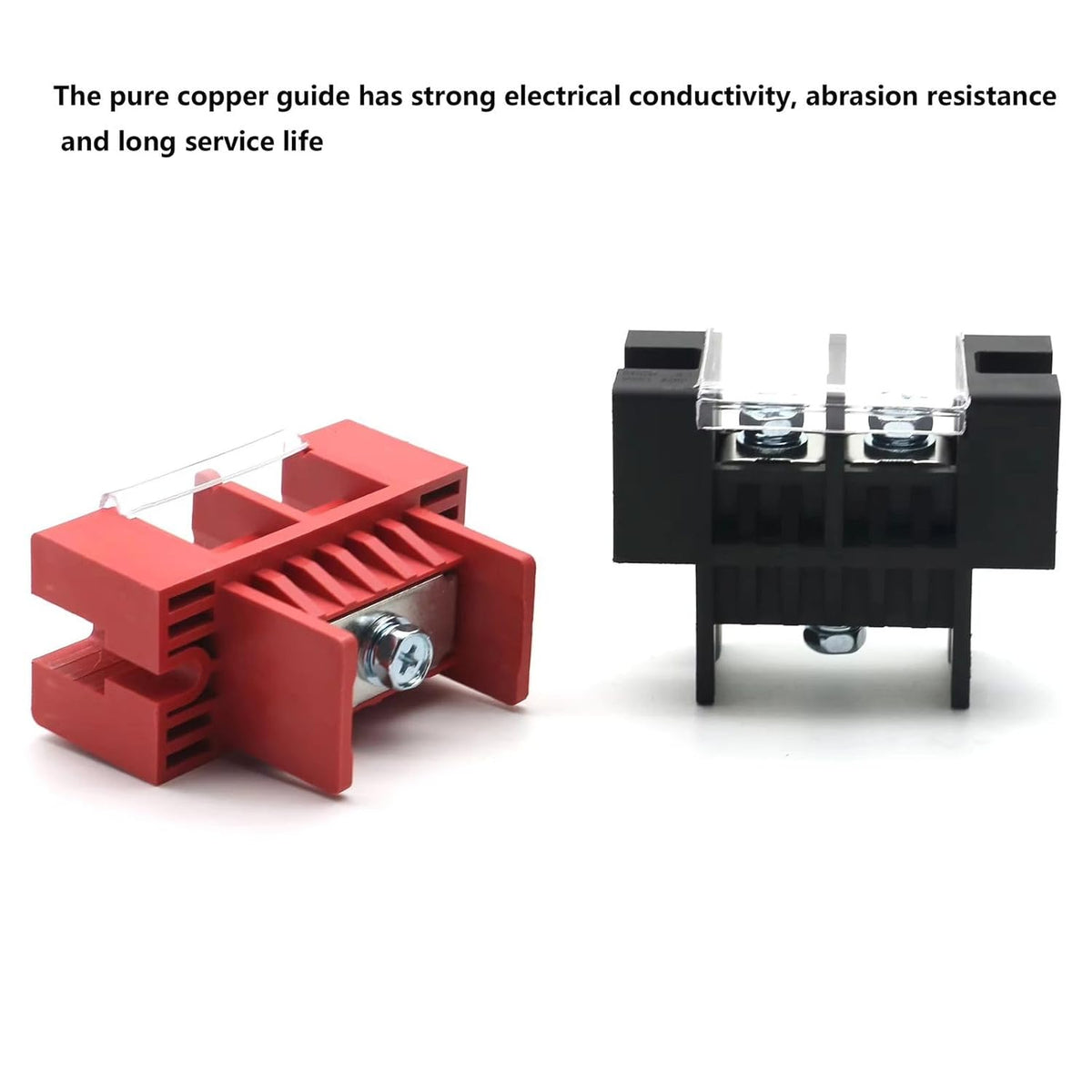 MuscleGrid 100 Amp Full Copper Terminal Connectors for DIY Projects, L