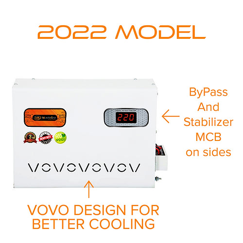 MuscleGrid 5 KVA 90V - 300V Heavy Duty Voltage Stabilizer For Mainline