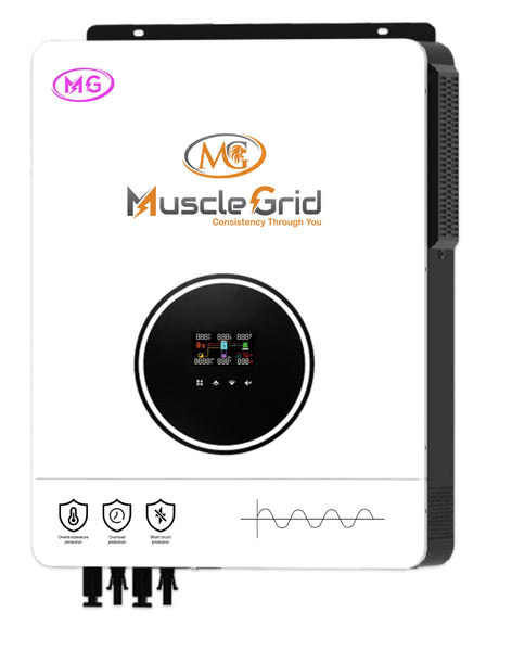 MuscleGrid 10.2 KW True Hybrid HEAVY DUTY Batteryless Triple MPPT Sola