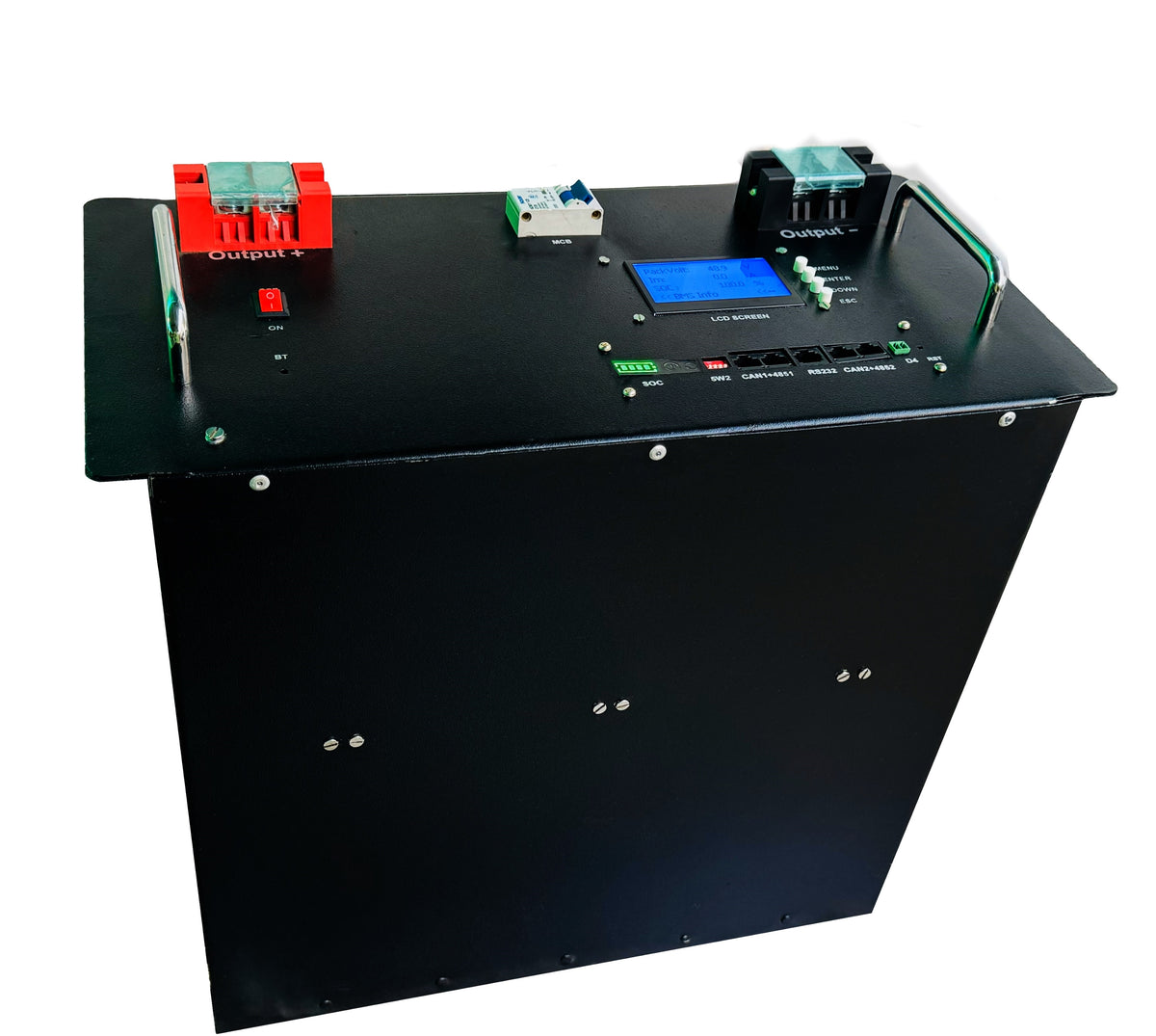 MuscleGrid 120AH 24V (25.6 Actual) Lithium Solar Inverter Battery 3000