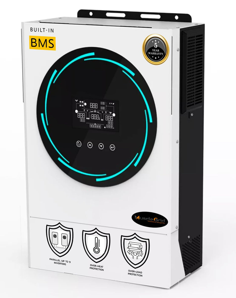 MuscleGrid 6KW Parallel-able Upto 9 Units (Single and Three Phase Both